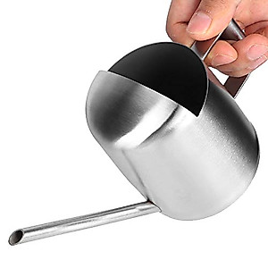 Watering Can for Indoor Plants 300ML Stainless Steel Small Watering Can with Long Spout Watering Pot for House Plant Garden Flower Bonsai Succulents