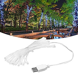 LED Curtain String Light, Fairy String Lights Decorative String Lights USB Power Supply for Wedding Party Home Garden for Outdoor Indoor Wall Decorations