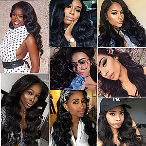 Body Wave Bundles Human Hair 16 18 20 inch 10A Grade Human Hair Bundles Body Wave 3 Bundles 100% Unprocessed Brazilian Virgin Hair Extensions