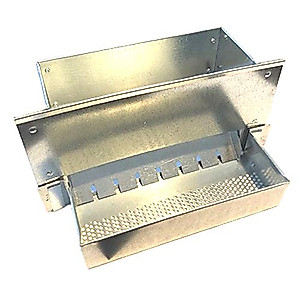 All Things Bunnies No Cut Wire Galvanized Perforated Feeder (8")