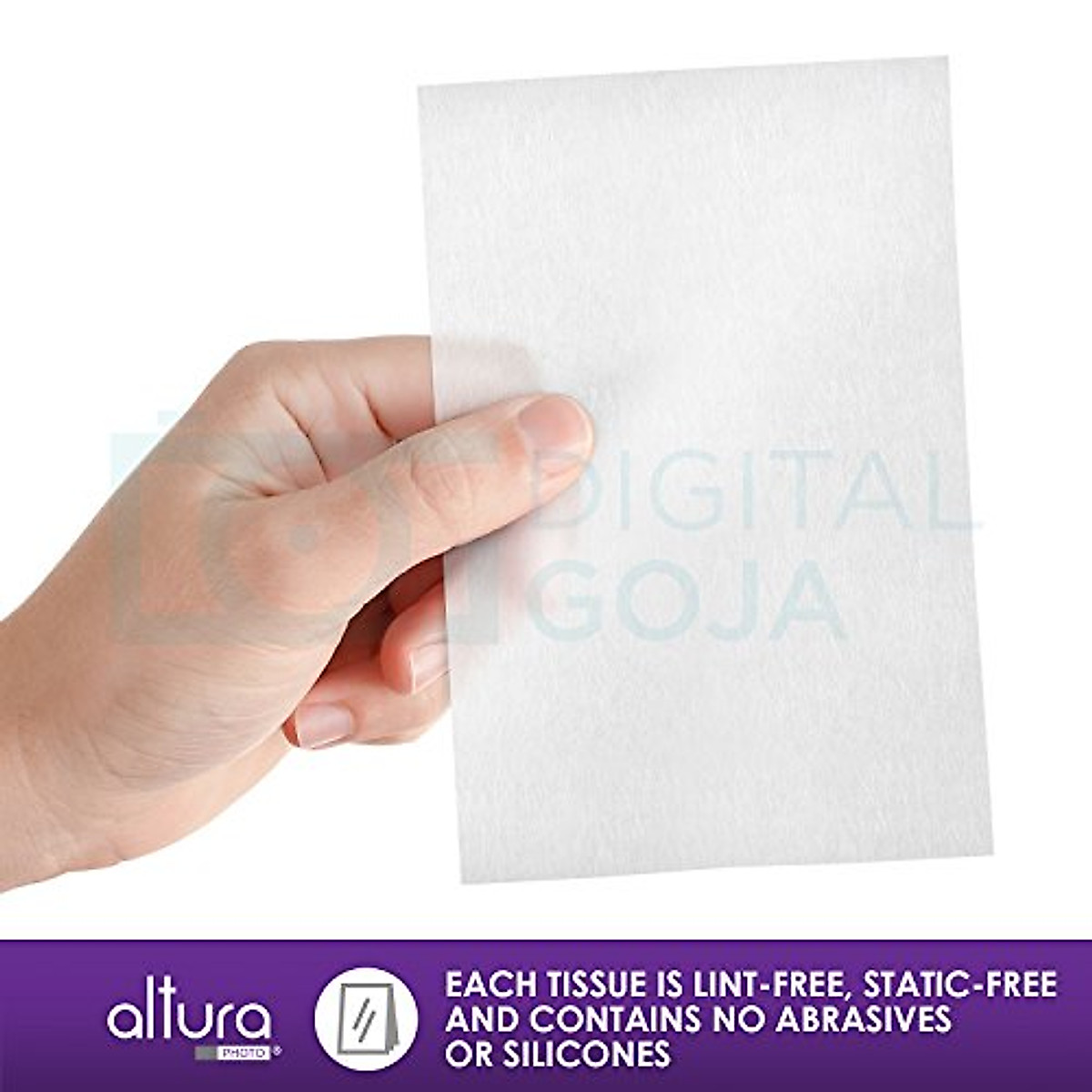 (250 Sheets / 5 Booklets) - Altura Photo Lens Cleaning Tissue Paper, Universal Compatibility Lens Paper for DSLR & Mirrorless Lenses Photo Cleaning