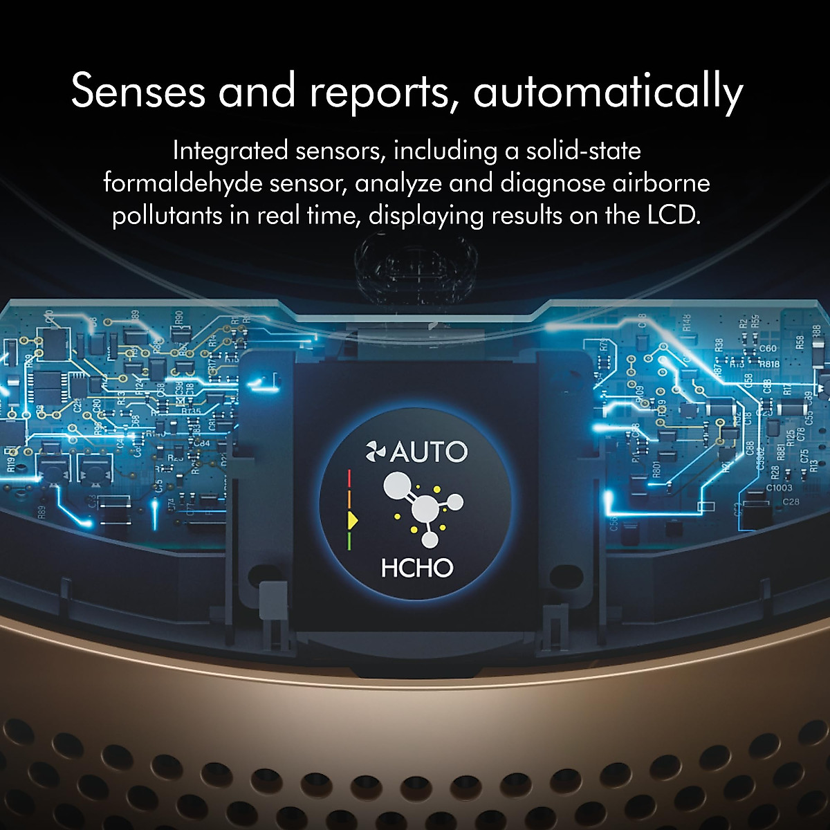 Dyson Purifier Cool Formaldehyde™ TP09 Air Purifier and Fan - White/Gold Large