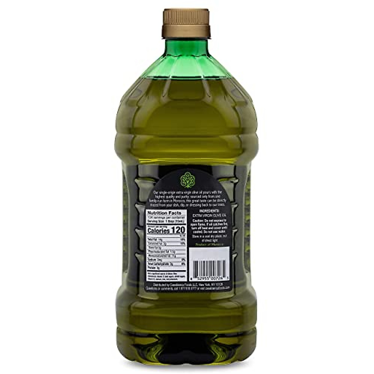 Mina Extra Virgin Olive Oil, New Harvest, Polyphenol Rich Moroccan Olive Oil, Cold Extraction, Single Origin Olive Oil, Less Than 0.2% Acidity, 68 Fl Oz, 2 L