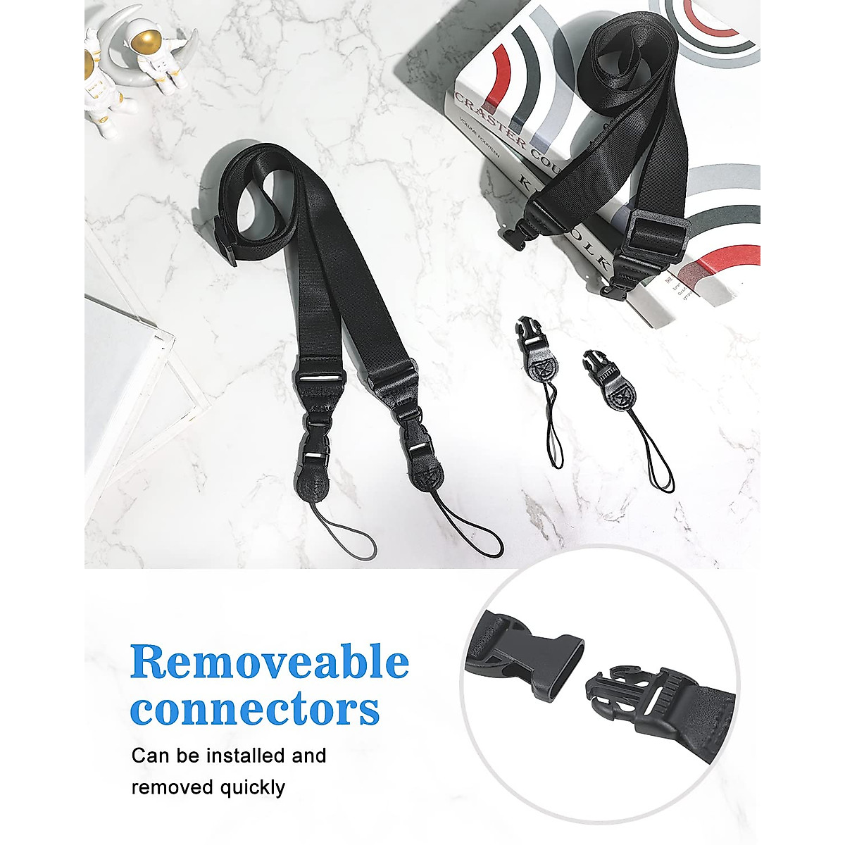 Miesherk STOCK Adjustable Shoulder Strap: Replacement iPad Strap Nylon Neck Belt for iPad, Crossbody Bag, Binoculars