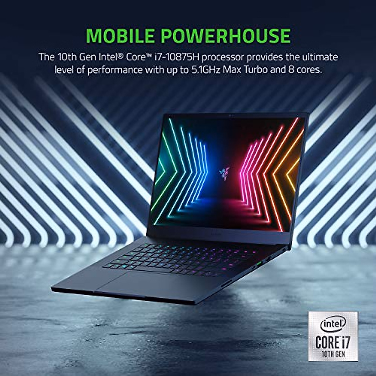 Razer Blade 15 Gaming Laptop: NVIDIA GeForce RTX 3080 - 10th Gen 8-Core Intel i7 CPU - 15.6” 4K OLED - 32GB RAM - 1TB SSD - CNC Aluminum - THX Spatial Audio - Thunderbolt 3 - Creator Ready