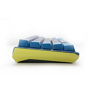Ducky One 3 Mini Daybreak 60% Mechanical Keyboard: Quack Mechanics Dampening, Hot-Swappable Cherry MX Clear Switches, High-Density PBT Tripleshot Keycaps, RGB, US