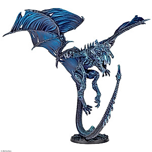 Dungeons & Lasers Xenodragon Dragon Miniature Figure - Tall 6.2" Height (157mm) with Scenic Base - 5E Compatible for DND and Tabletop RPG Games - Highly Detailed and Unpainted - from Archon Studio