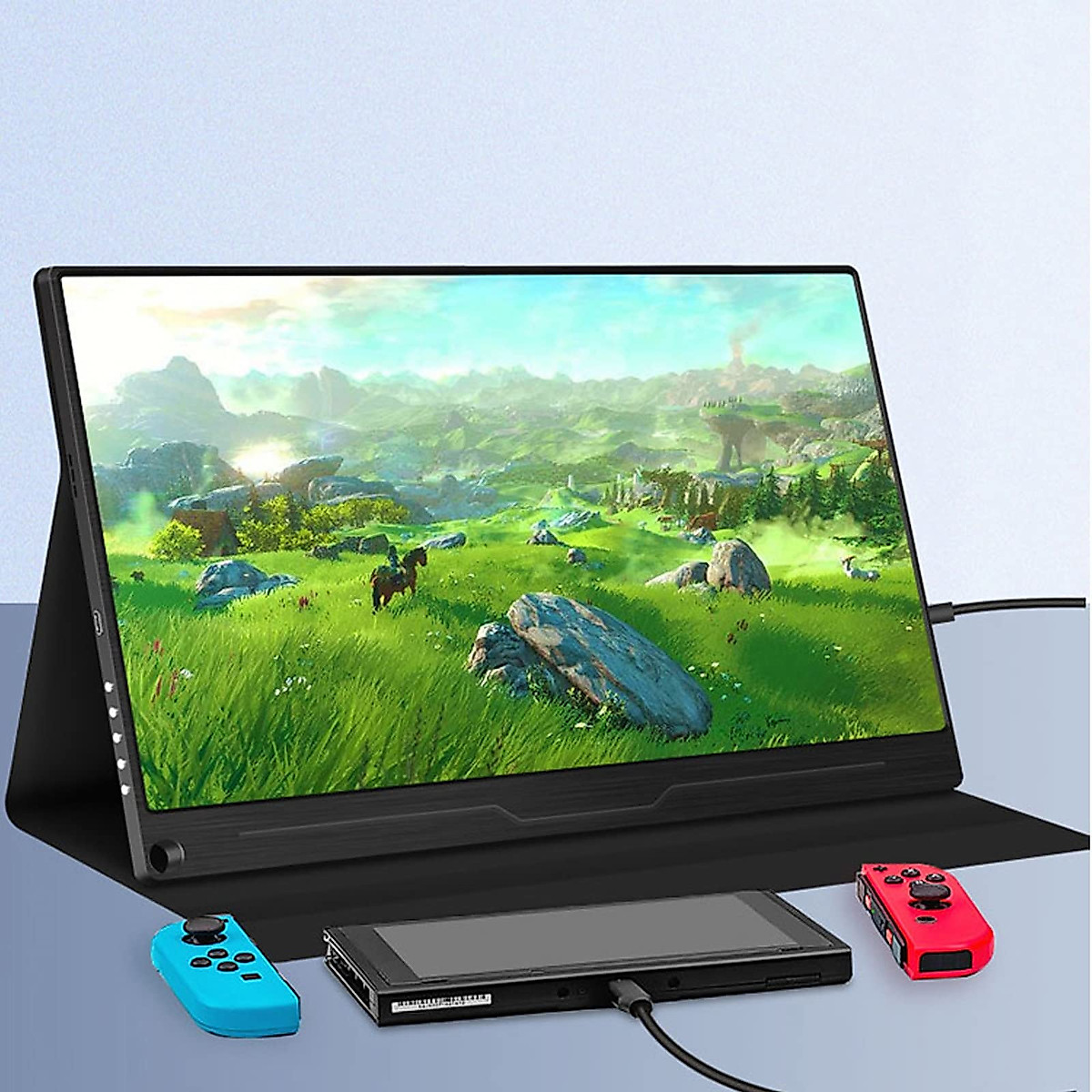 DFZ 13.3 Inch Touchscreen Portable Monitor, Mobile Monitor, Portable Laptop Monitor HDMI Gaming Monitor