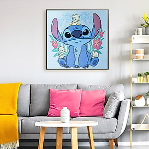 Ksxistiyt Diamond Art Painting Kits for Adults - Cartoon Full Drill Diamond Dots Paintings for Beginners, Round 5D Paint with Diamonds Pictures Gem Art Painting Kits DIY Adult Crafts Kits