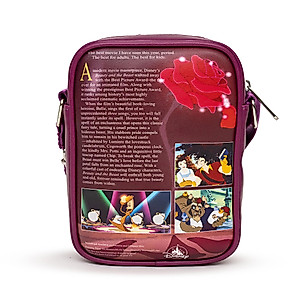 Disney Bag, Crossbody, Beauty and the Beast VHS Movie Box Replica, Vegan Leather