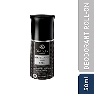 OMG Deals Yardley London Gentleman Classic Deodorant Roll-On for Men, 50 ml