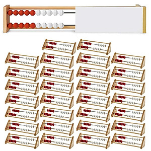 hand2mind 20 Bead Wooden Rekenrek Classroom Set, Abacus for Kids Math, Math Manipulatives Kindergarten, Counting Rack for Kids, Counters for Kids Math, Educational Toys for Elementary Kids (Set of 25)