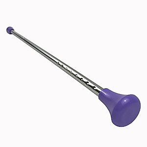 Oiloda Twirling Baton 21 Inches Marching Baton Spinning Dance Baton Metal Gymnastics Parade Stick for Child in Majorette (Purple)