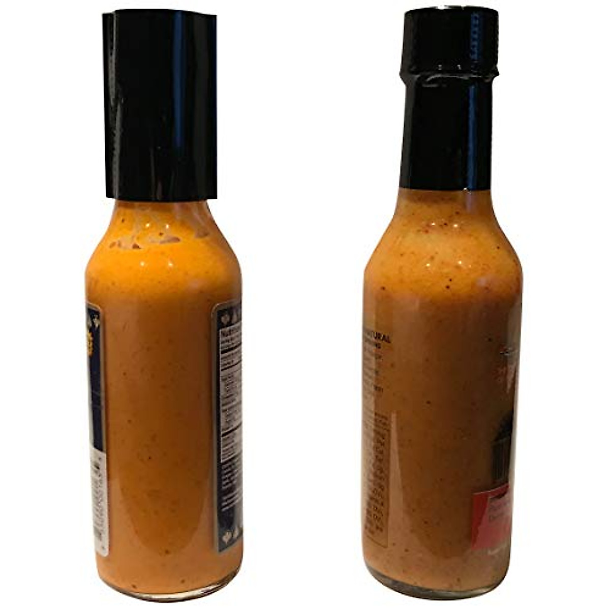 45 x 52 mm BLACK Perforated Shrink Band for Hot Sauce Bottles and Other Liquid Bottles Fits 3/4" to 1" Diameter - Pack of 250