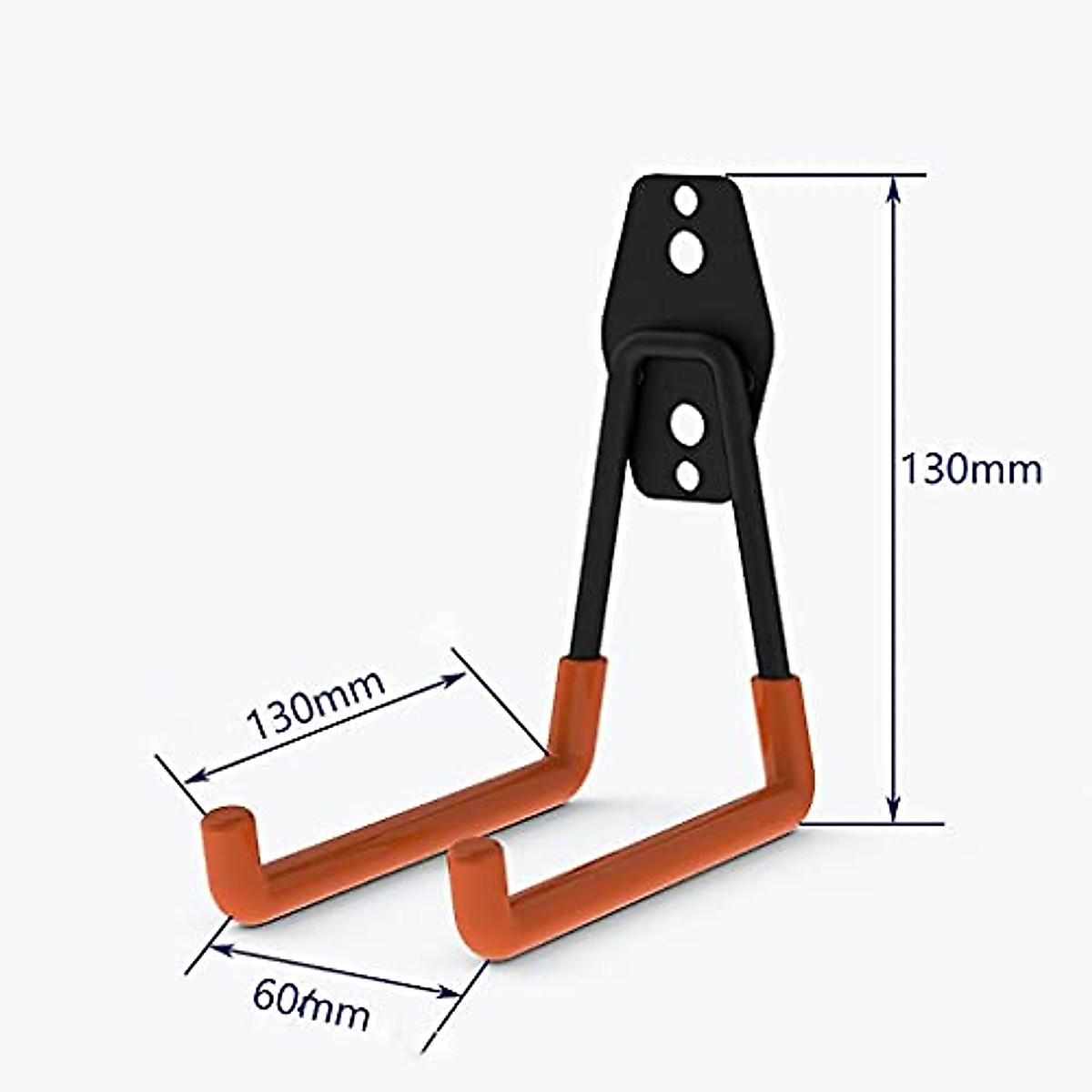 AKDXM AKDXMMultifunction Hanger Hose Butler, Garden Hose Holder Wall-Mounted,Super Load-Bearing,Non-Slip Protective Cover on The Bottom,Rust Proof Wrought Iron,B