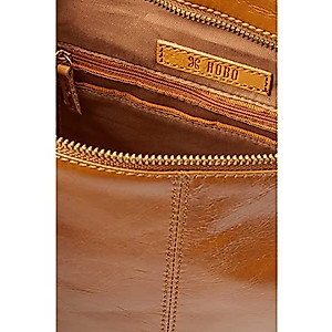 HOBO Cambel Large Crossbody Bag For Women - Leather Shoulder Carry With Top Zipper Closure, Casual and Lightweight Handbag Truffle One Size One Size