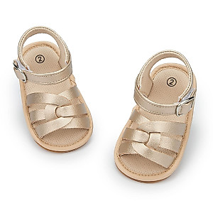 CENCIRILY Infant Baby Girls Boys Sandals Summer Beach Outdoor Bowknot Soft Rubber Sole Toddler Princess Dress Flats Walking Shoes