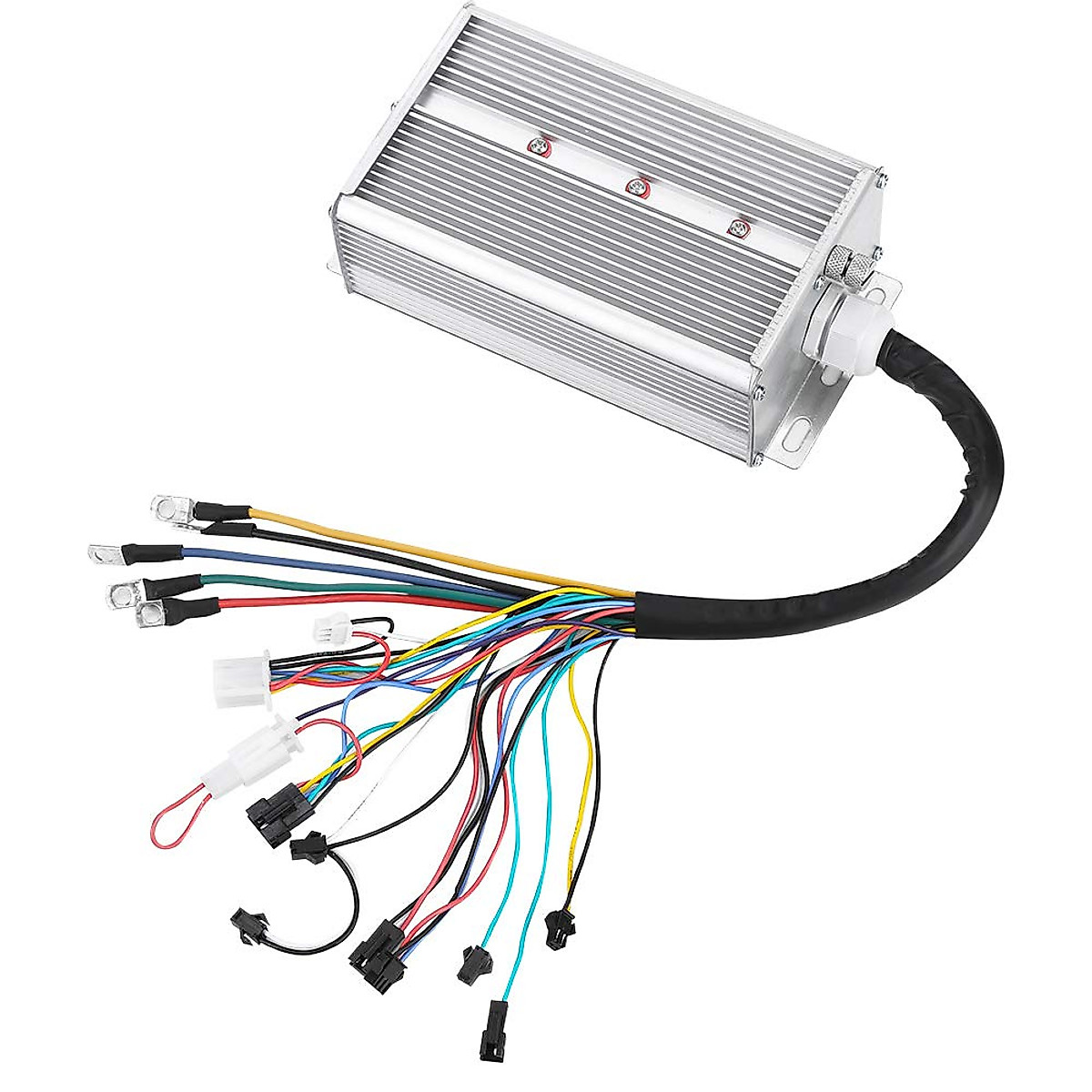 Dilwe Brushless Motor Speed Controller, Sensitive Brushless Motor Controller LCD Panel Kit for E-Bike Electric 36V/48V 1500W