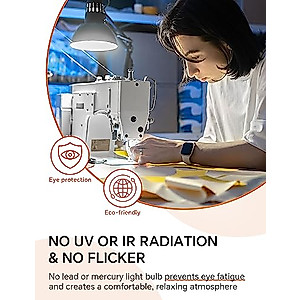 PURSNIC C7 LED Bulb, 15 Watt Light Bulbs Equivalent(1.5W), Daylight White 5000K, S6 Mini LED Bulb E12 Candelabra Bulb, Small Light for Salt Lamp Bulbs, LED Night Light Bulbs for Bedroom, 6 Pack