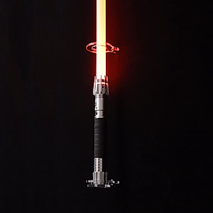 WANLIAN Lightsaber Wall Mount Vertical Lightsaber Holder Acrylic Lightsaber Display Stand for Display Lightsaber wall(clear,hold 1 lightsaber)