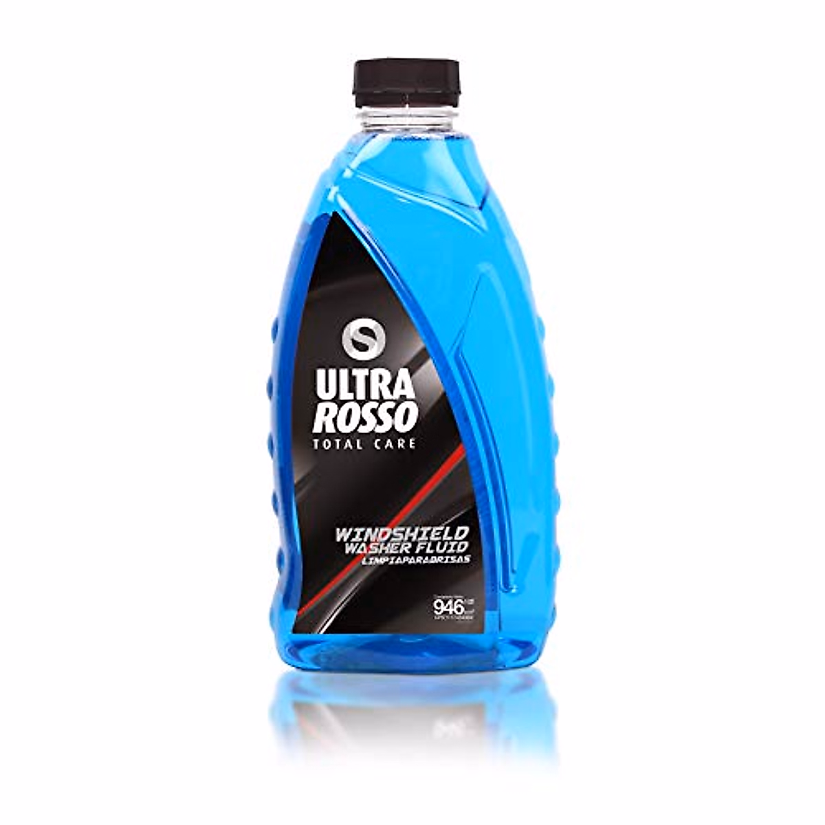 Ultra Rosso Windshield Washer Fluid - 1 Liquid Quart, Streak Free, Able to use in All Weather, No Residue