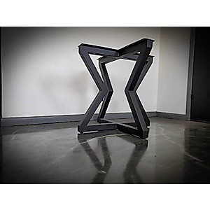 Metal Hourglass Style Trestle/Pedestal Base - Any Size and Color