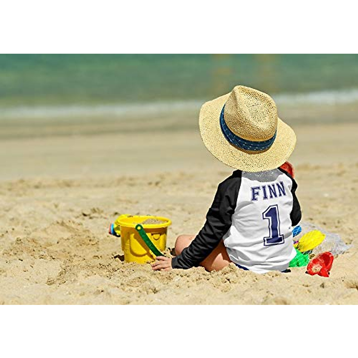 Rookie of The Year First Birthday Baby Boy Custom T-Shirt for 1 One Year Old Toddler 1st Birthday Personalized Shirt Infant Kids Tee Black, 12 Months