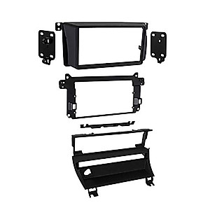 Metra Electronics - BMW 3-Series 99-06 w/ 1-Switch Panel (95-9311B) Metra Radio Install kits & 40-EU10 Antenna to Radio Adapter Cable for Select 2002-Up BMW/Volkswagen Vehicles,Black