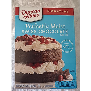 Duncan Hines Signature Swiss Chocolate Cake Mix 18.25oz - 2 Boxes