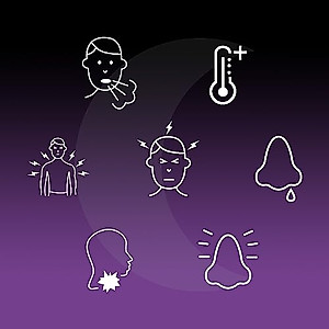 Mucinex® Nightshift® Cold & Flu Clear & Cool Liquid 6 fl. oz. Relieves Fever, Sneezing, Sore Throat, Runny Nose, Nasal Congestion, and Controls Cough with a Burst of Cooling Menthol