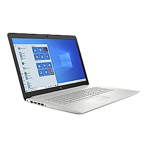 HP 17-by2053cl 17.3" Full HD Notebook Computer, Intel Core i5-10210U 1.6GHz, 12GB RAM, 1TB HDD, Windows 10 Home, Free Upgrade to Windows 11, Natural Silver - Refurbished