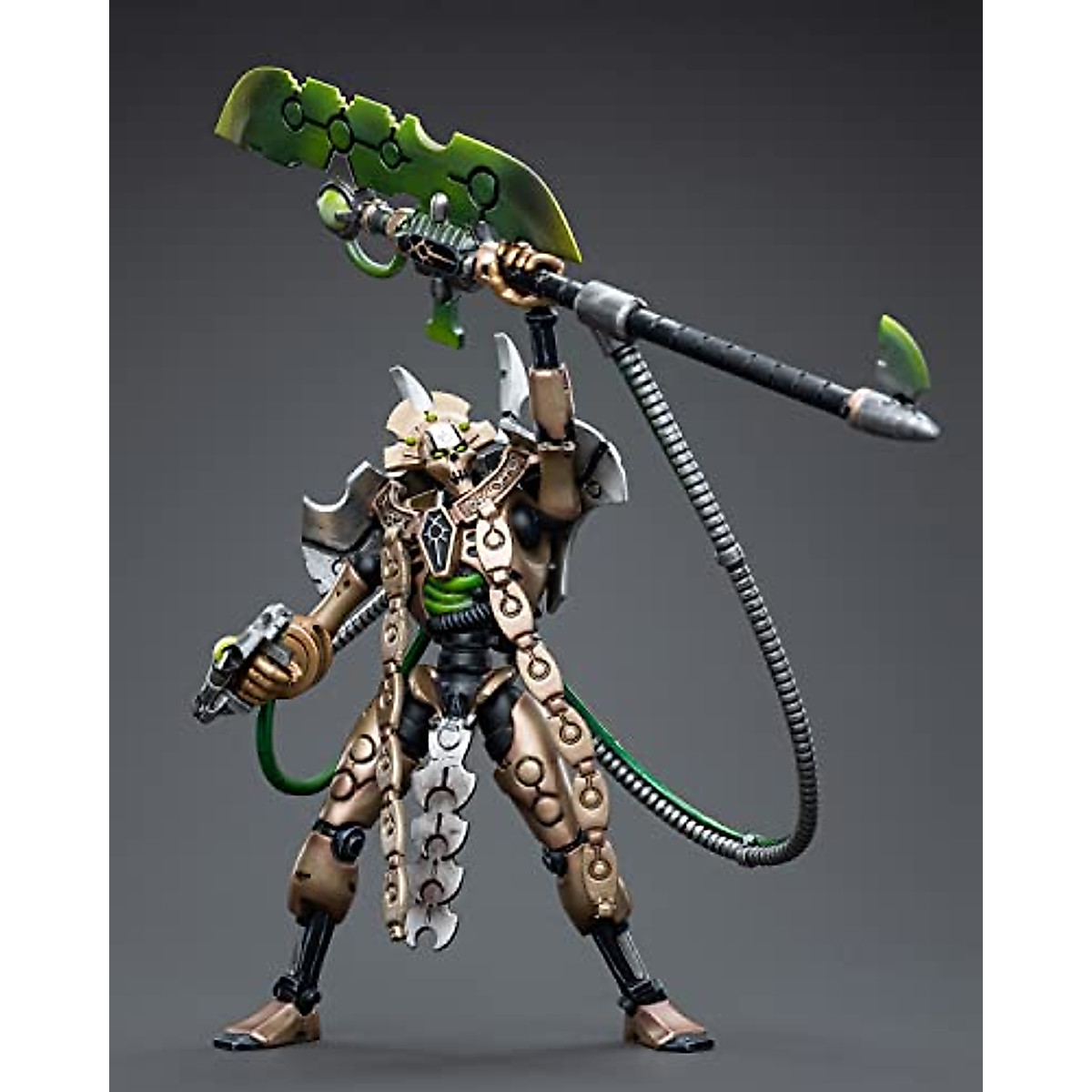 Pipigirl JoyToy Warhammer 40K Space Marine Genuine License 1/18 Soldier, Necrons Szarekhan Dynasty, Double 4inch Models Space Marines Action Figures Kits (Overlord)