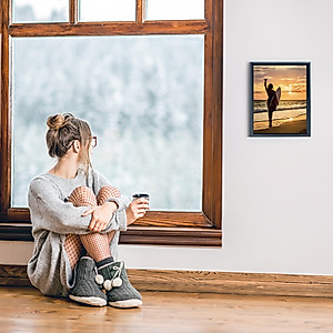 Mahala Surfer Girl - Beach Wall Art, This Beach Sunset Theme Wall Decor Print Is Ideal For Home Decor, Bedroom Wall Art, Lake House Decor, Office Decor, Ocean & Surfing Theme Decor. Unframed - 8x10