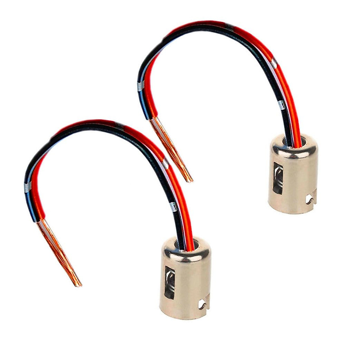 2Pcs BAY15D 1157 1016 1076 1130 P21/5W Car Bulb 1157 LED Socket LED Bulb Light Lamp Socket Adapter Extension Wire 1157 Socket Car Light Bulb Adapter Plug BAY15D Adapter BAY15D Socket