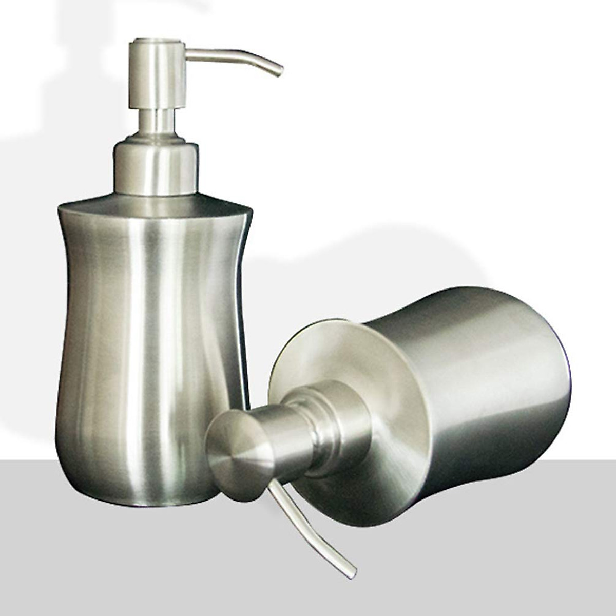 Cabilock 1pc Stainless Steel Soap Dispenser Refillable Soap Dispenser Travel Soap Stainless Steel Container Hand Soap Bottle Foaming Soap Bottle Bathroom Dispenser Soap Pump Filling Shampoo