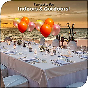 Srenta Silver Balloon Weights, Heavy Balloon Weight Pack of 12 Metallic Foil Weights for Balloons, Birthday Party & Wedding Table Centerpiece Ballon Weight 4.8’’ DIY Ballon Weights for Helium Balloons