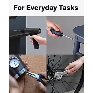 HOTO Cordless Brushless Drill Tool Set, Outstanding Appearance, Hidden Buckle, Unique LED Screen, Intelligent Digital Display, Safe, Exquisite & Practical, High-end Drill Kit for Home/Daily Use