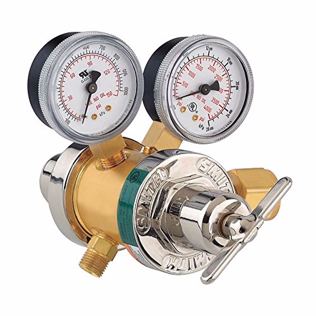 Miller Electric 30 Series Gas Regulator 50 psi, 2", Helium, Nitrogen, Inert Gas (35-50-580)