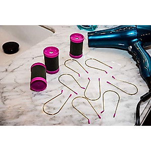 Sun's Out Beauty Premium Assorted Hot Roller Clips - Curler Clips - Larger Sizes Set (20 Count) - 4 Different Sizes - Fits Most Large to Jumbo Size Rollers - Curlers