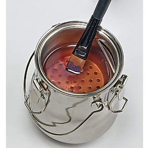 Whiskey Painters Artria Stainless Steel Air Tight Artist Brush Washer, 16 Oz