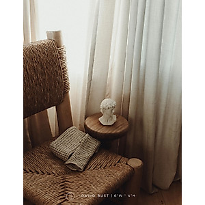 LAWA David Bust Candle - Handmade Scented Soy Wax Candle Elegant Aesthetic Candle Housewarming Gift Home Decor Idea White