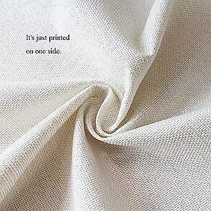 WENIANRU Ink Painting Blue Pumpkins Thankful Fall Y'all Thanksgiving Day Home Sofa Chair Bed Decoration Lumbar Pillowcase Cotton Linen Decorative Throw Pillow Cover Case Rectangular 12 x 20 Inches