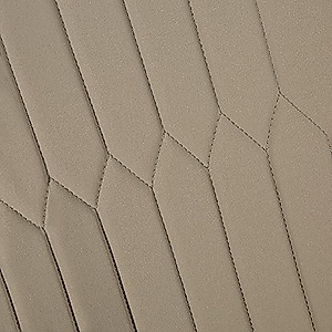 GIA Nifty Armless Upholstered Side Dining Chair with Vegan Leather, Light Gray,Qty of 1