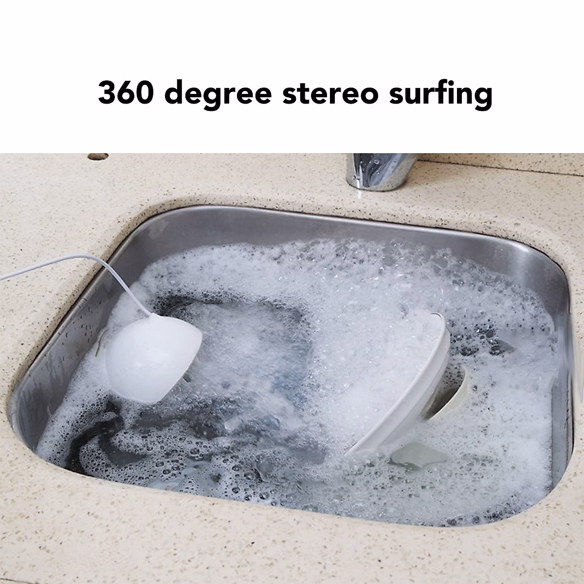 Mini USB Dishwasher, USB 100 to 240V 15 Minutes Smart Shutdown Portable Dish Washing Machine High Pressure Water Spray for Dorm (US Plug)