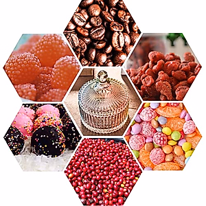 erioctry 300ml/10oz Elegant Crystal Candy Jar with Lid Decorative Candy Dish Bowl Tent Shaped Glass Biscuit Jar Wedding Candy Buffet Jar Container for Home Office Desk Gift