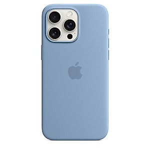 Apple iPhone 15 Pro Max Silicone Case with MagSafe - Winter Blue