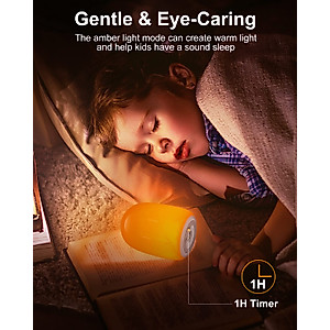 Night Light for Kids, VEYFIY Nursery Night Light with Touch Control & 1H Timer,Portable Baby Nursery Light with Charging Pad,4 LED Light Modes Rechargeable Night Lamp for Kids Room,Bedroom,Up to 100H…