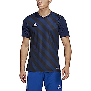adidas mens Entrada 22 Graphic Jersey Shirt, Team Navy Blue/Black, Large US