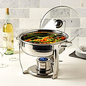 Denmark Tools for Cooks 7-Piece 4-Quart Stainless Steel Chafing Dish Set