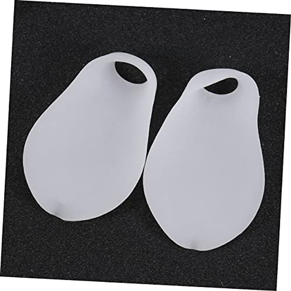 2pcs Silicone Gel Crib Protector Foot Protectors for Feet Nursing Clip Board Foot Pad Toe Sleeve Little Toe Cover Jacket Finger Cot Hammer Care Miss Toe